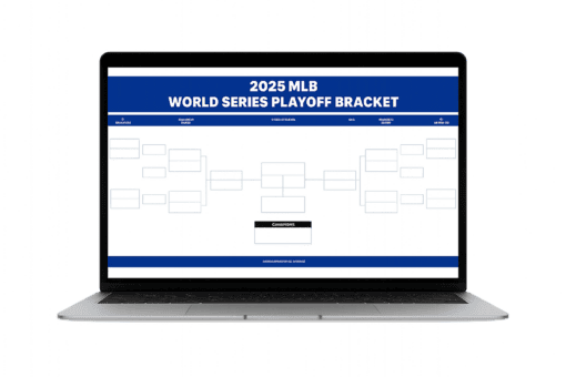 2025 MLB Playoff Bracket (Free Google Sheets & Excel)