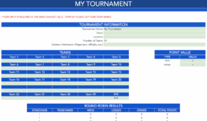 Round Robin Templates: Excel & Google Sheets