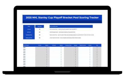 2026 NHL Stanley Cup Playoff Bracket Pool Scoring Tracker | Track ...